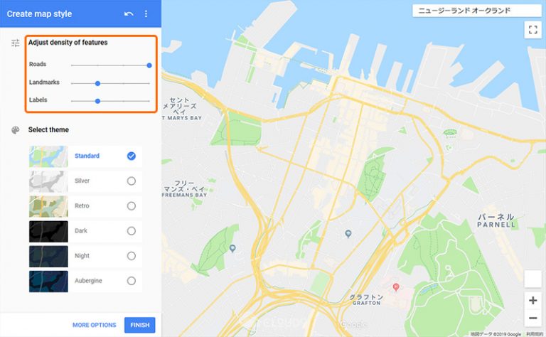 GoogleマップAPIをStyling Wizardでお洒落にカスタマイズする方法 | Cloud 9 Works